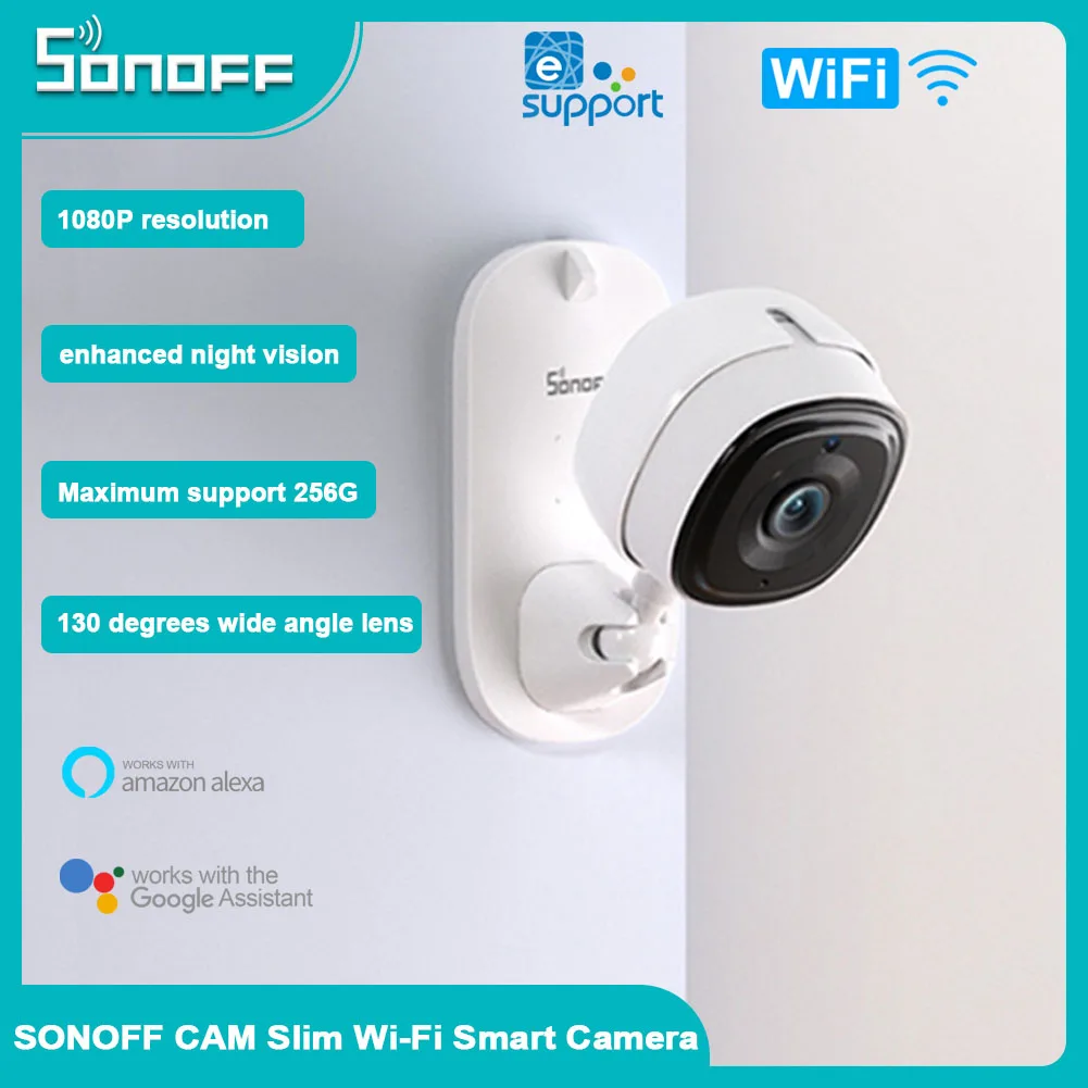 Sonoff Cam Magro Wi-fi Câmera De Segurança Inteligente 1080p Vigilância ...