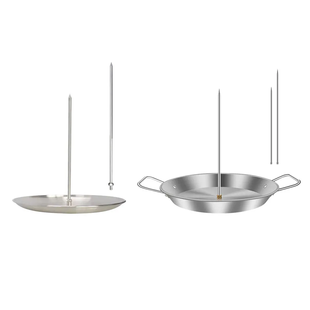 Stainless-Steel-Roasting-Drip-Pan-for-Steak-Beer-Vertical-Meat-Skewer ...