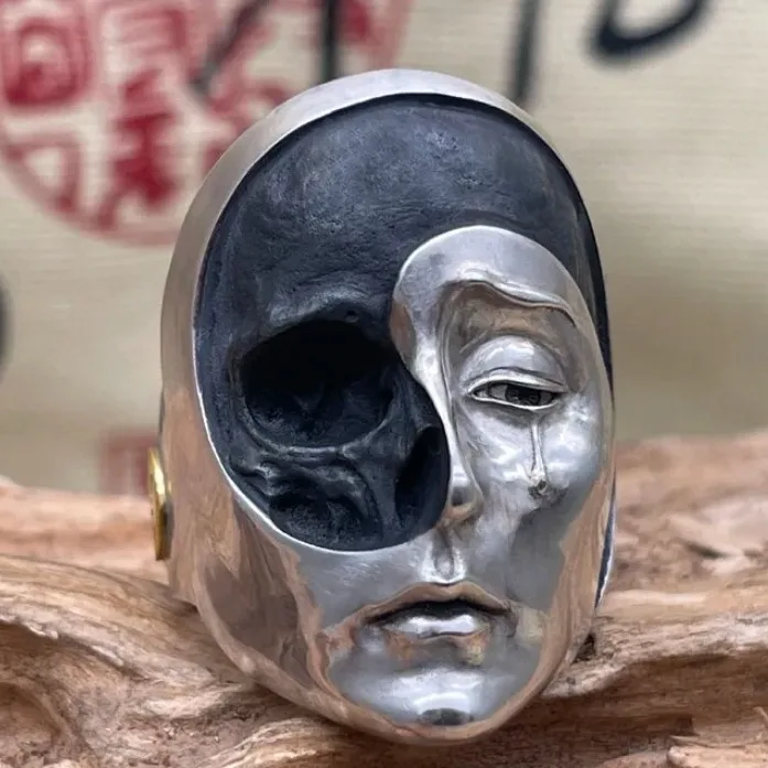 Anillo-de-apertura-para-hombres-y-mujeres-Yin-Yang-Tai-Chi-g-tico ...