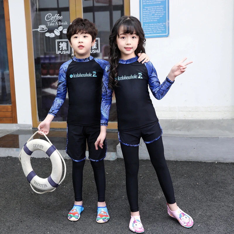 Bathing Shorts Leggings Swimwear | Kids Rash Guard | Rashguard Shirt ...