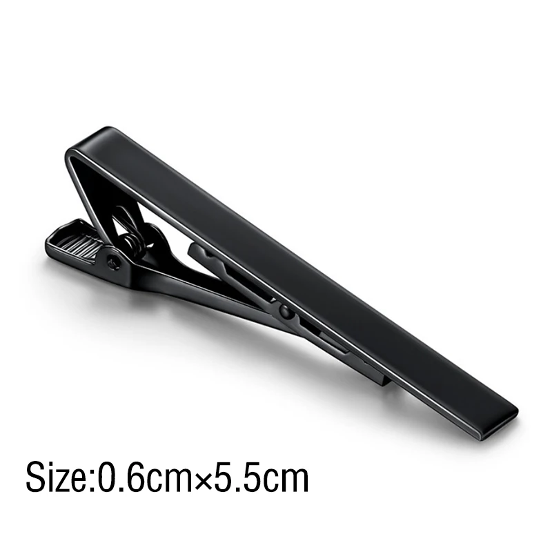 New Metal Silver Color Tie Clip For Men Wedding Necktie Tie Clasp Clip