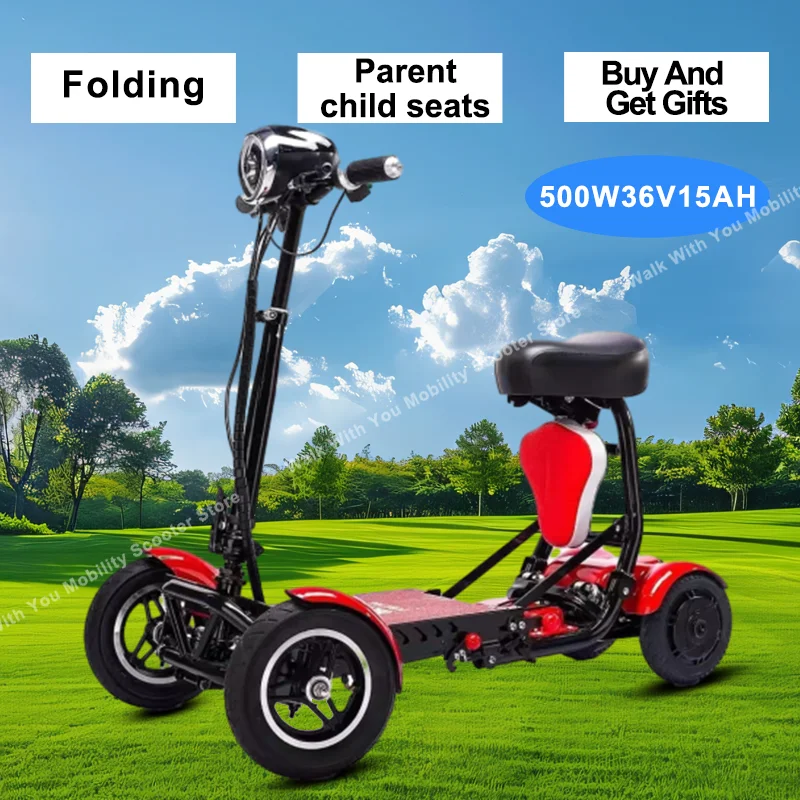 foldable mobility scooter adults portable electric-scooter leisure