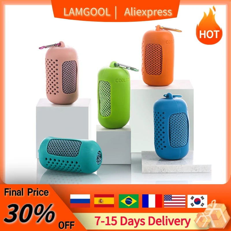 Solid Colors Comfortable Quick Dry Ice Cold Towel Gym Outdoor Sports ...