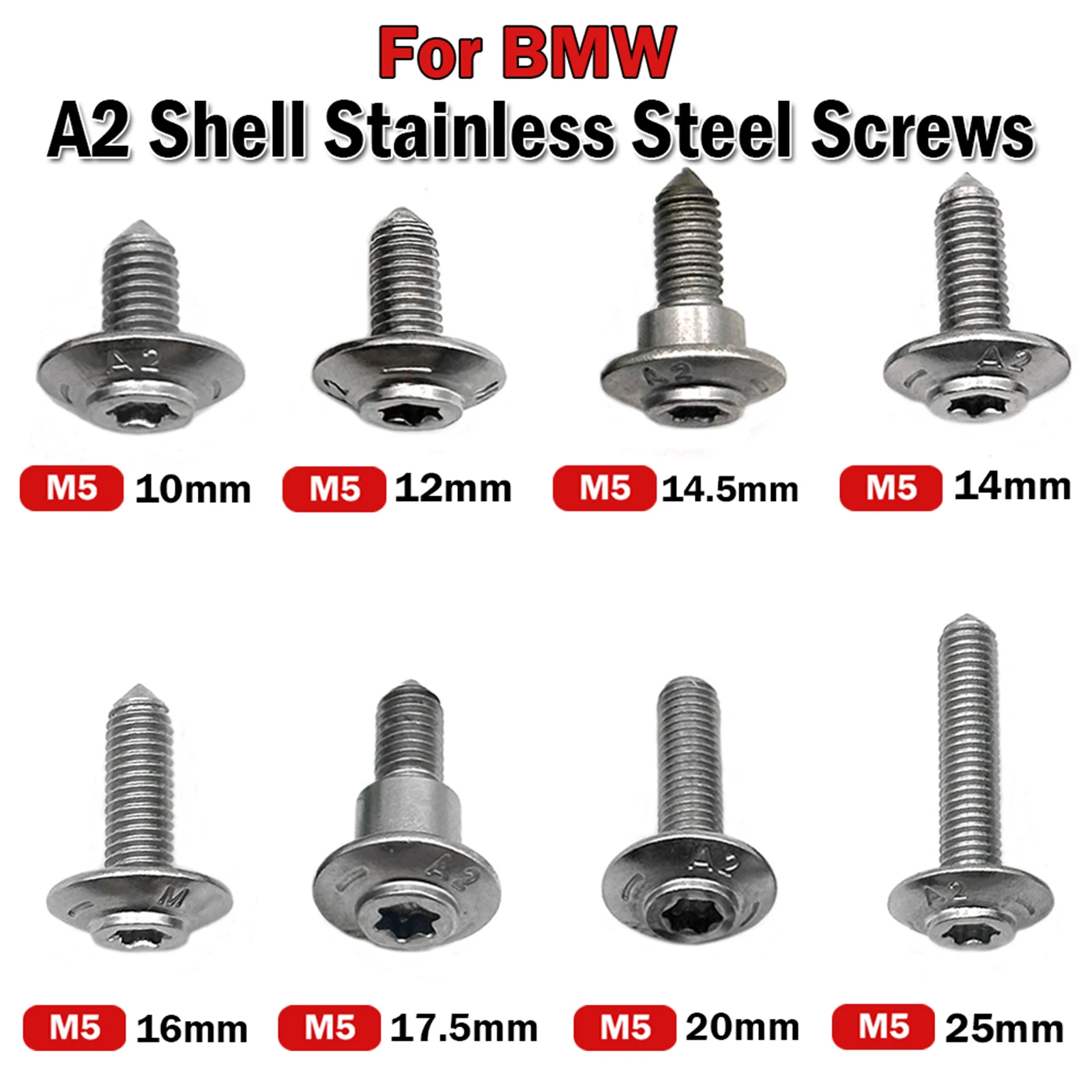 Motorcycle M5 Shell Stainless Steel Screws For S1000R/XR/RR K1300S HP4 ...