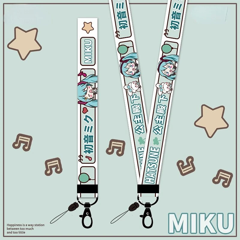 Anime Cute Girl Heart Ins Style Hatsune Miku Mobile Phone Lanyard ...