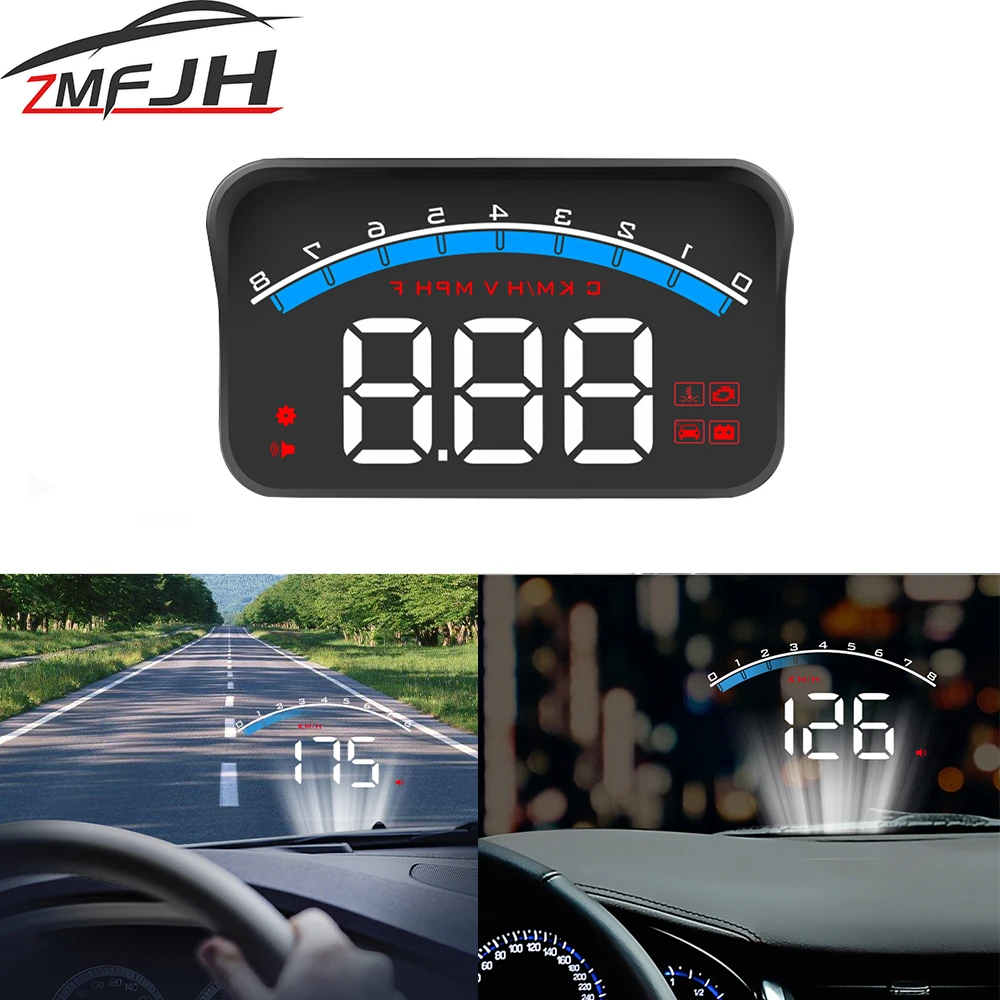 Car-OBD-Head-Up-Display-Smart-Digital-Speedometer-Water-Temperature ...
