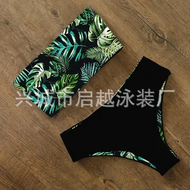 Bikini 2022 Swimwear Swimsuit Women Print High Waist Bikini Set Bathing ...