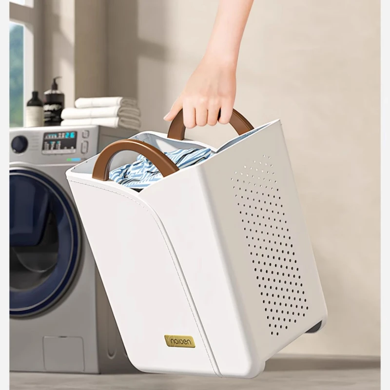Good-looking-Breathable-Bathroom-Laundry-Hamper-Hollow-Storage-Basket ...
