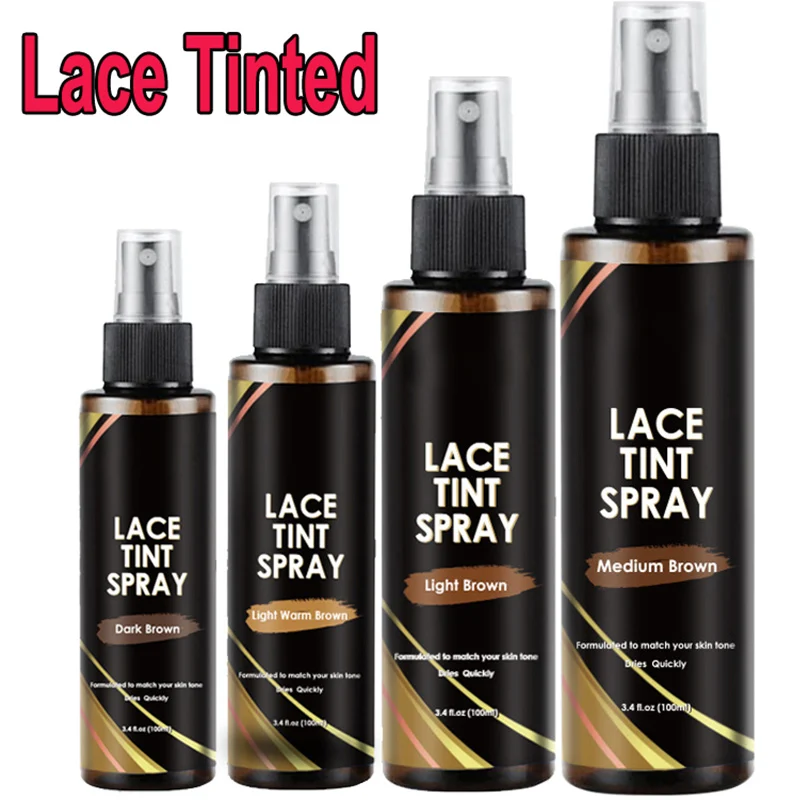 Flechazo Lace Tint Spray For Wigs Dark Brown Middle Brown Light Brown ...
