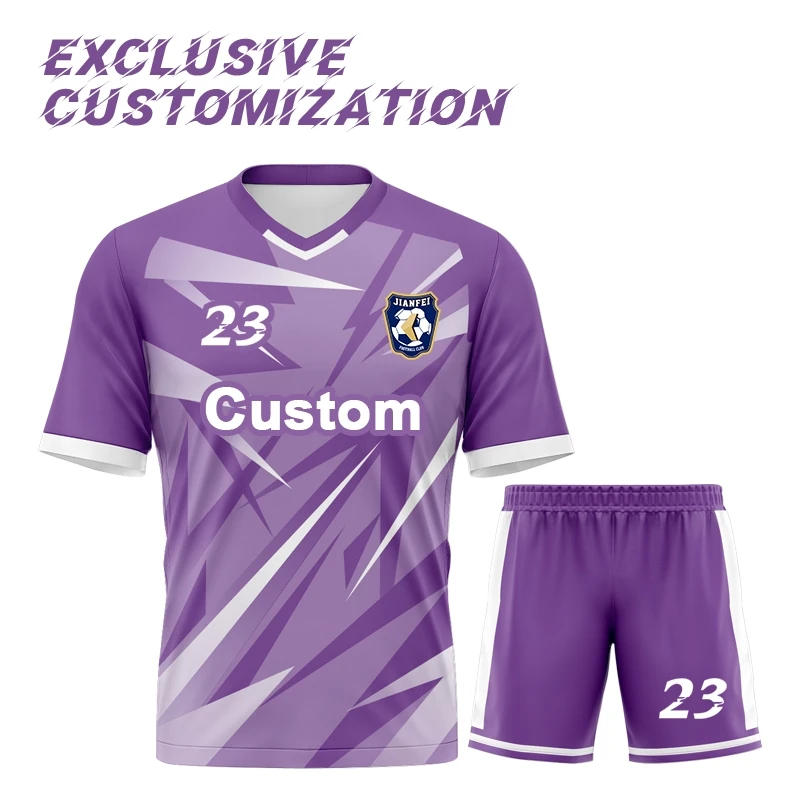 Sublimation Printed Soccer Shirt Custom Quick Dry Football Uniform Set ...