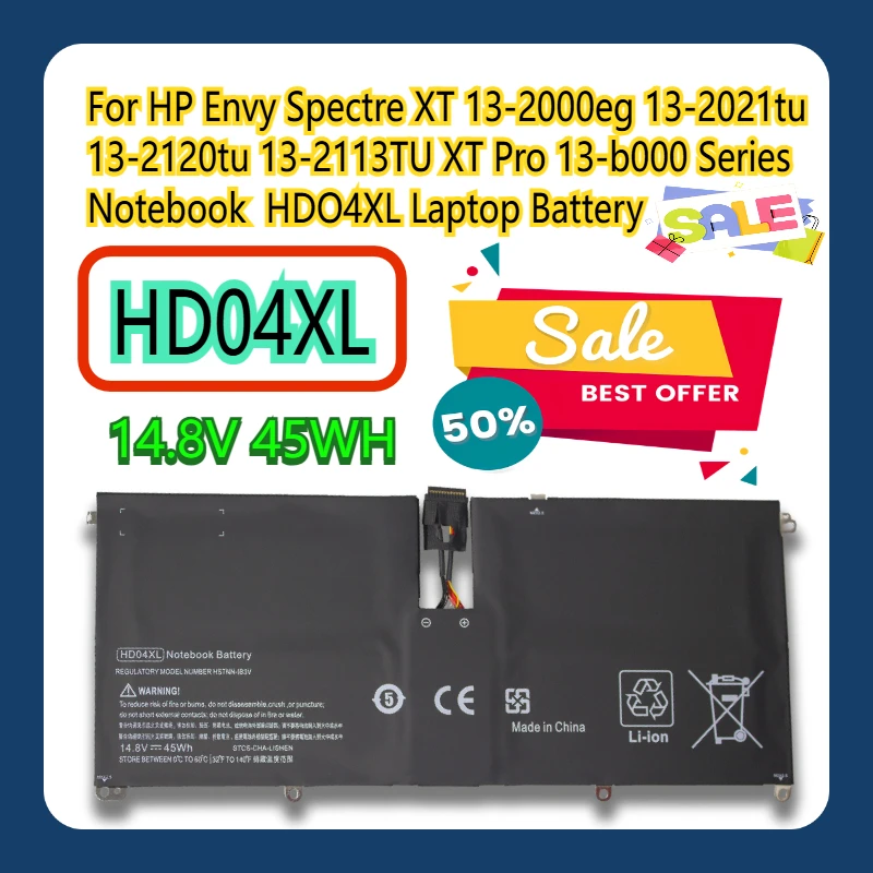 For HP Envy Spectre XT 13-2000eg 13-2021tu 13-2120tu 13-2113TU XT Pro ...