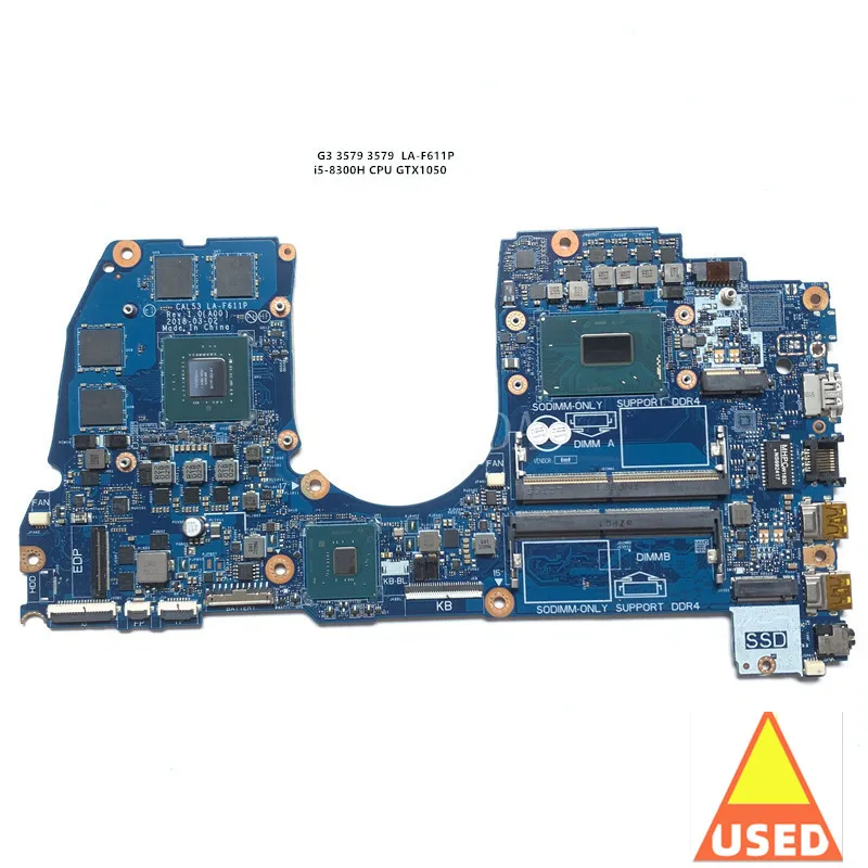 USED-For-DELL-G3-3579-3579-Laptop-Motherboard-0H5G44-09NPNP-CAL53-LA ...