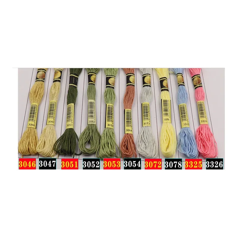 10pcs/color dmc color choose cross stitch threads / cross stitch ...