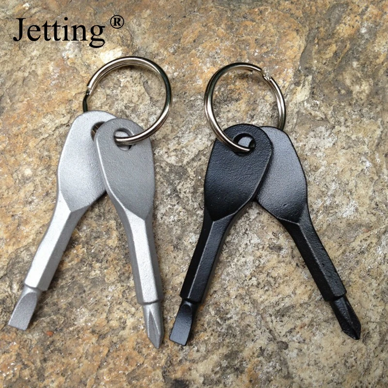 Portable-Key-Shape-Multi-EDC-Philips-Slotted-Screwdrivers-keyring-Mini ...
