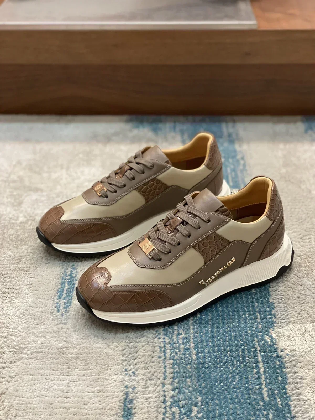 BILLIONAIRE-BLKA-CPTG-Shoes-Men-s-Cowhide-2025-new-sports-Breathable ...
