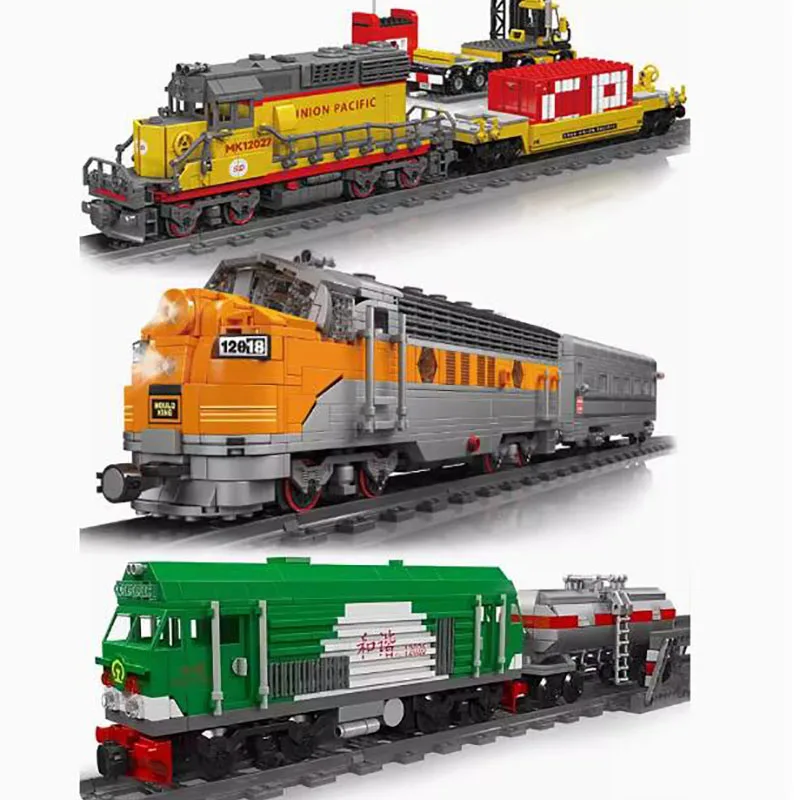 MOULD-KING-12027-ST12022-Technical-RC-EMD-Diesel-Locomotive-Building ...