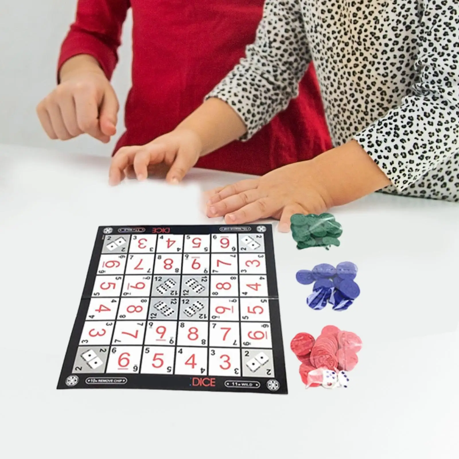 Sequence Game Includes Board, Chips and Dices Board Game Tabletop Game ...