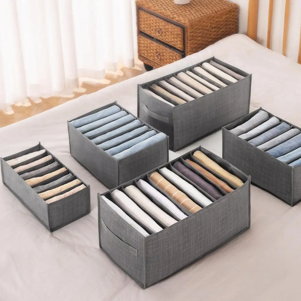 Foldable-Storage-Box-Foldable-Clothing-Storage-Box-with-Grids-Design ...