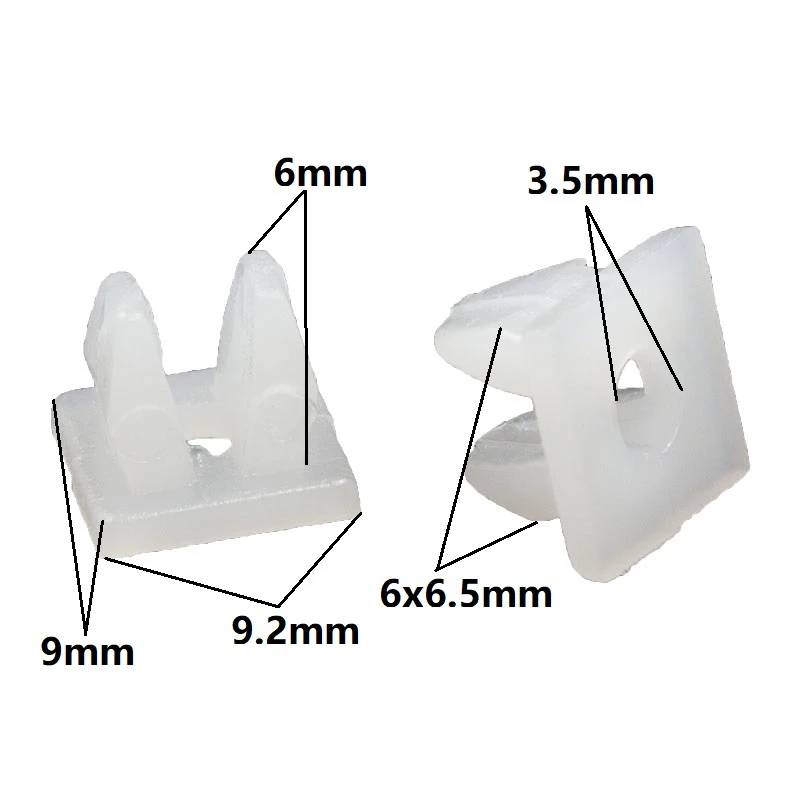 100Pcs Auto Retainer Clamp Fits Car Headlight Mounting Grille Screw ...