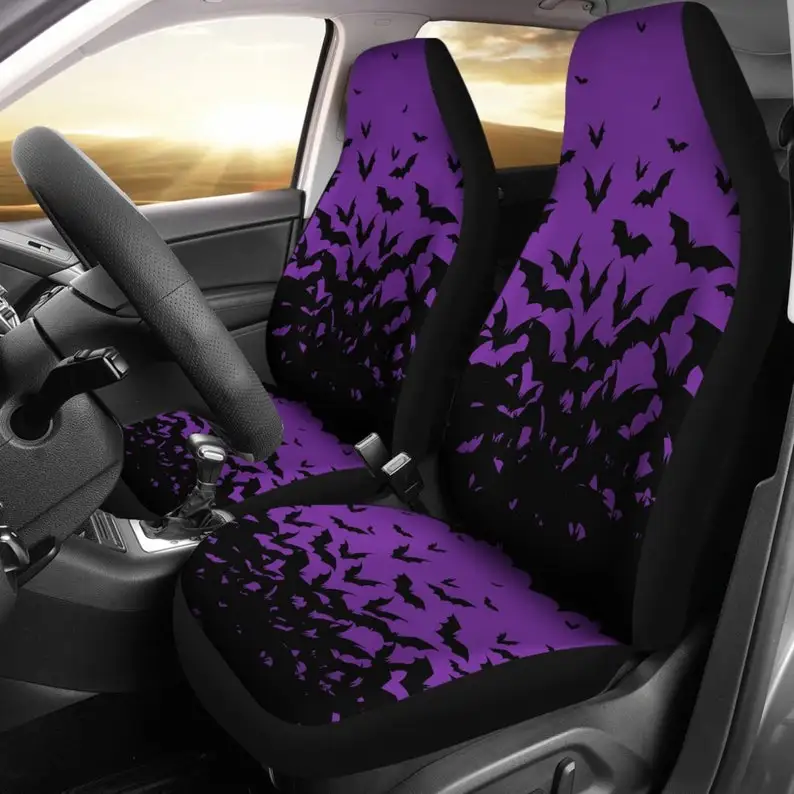 Swarming-Bats-Car-Seats-Covers-Set-of-2-Gothic-Car-Seats-Covers ...