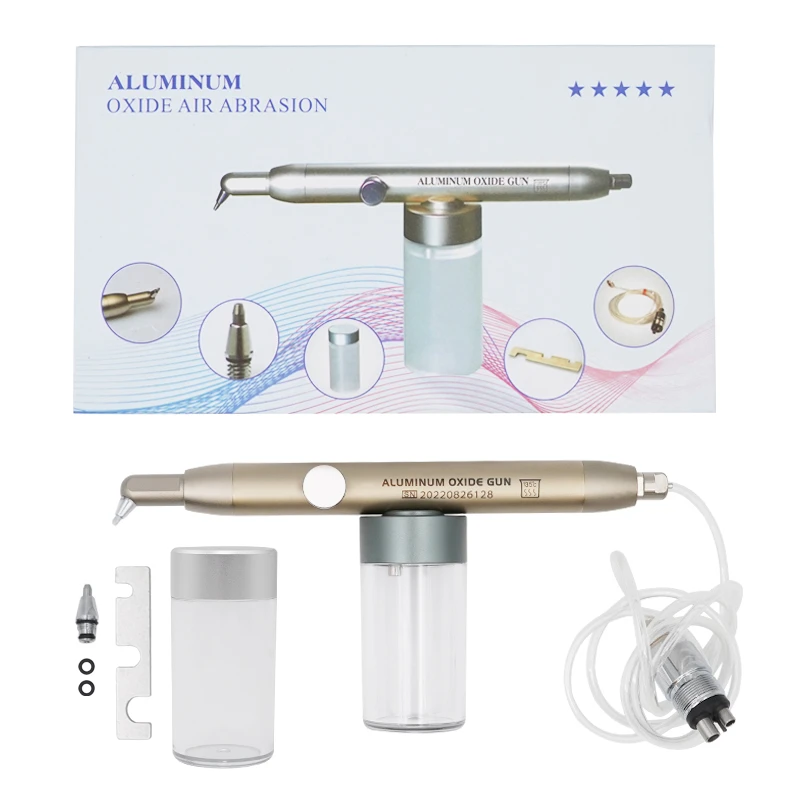 Dental Aluminum Oxide Micro Blaster 2/4 Holes Interface Microetcher ...