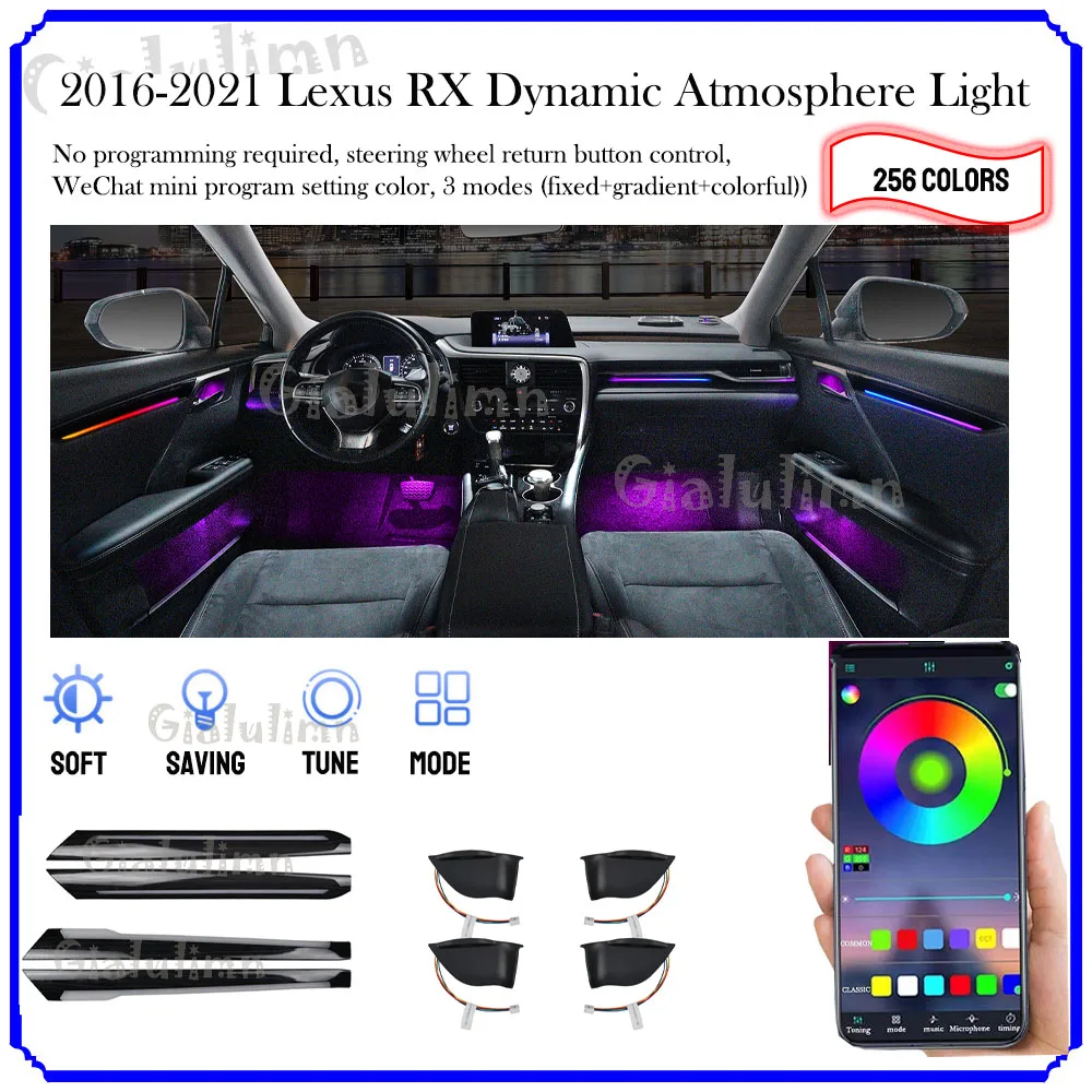 Gialulimn-Led-Ambient-Light-for-RX-RX200t-RX300-RX450h-RX350-2016-2021 ...