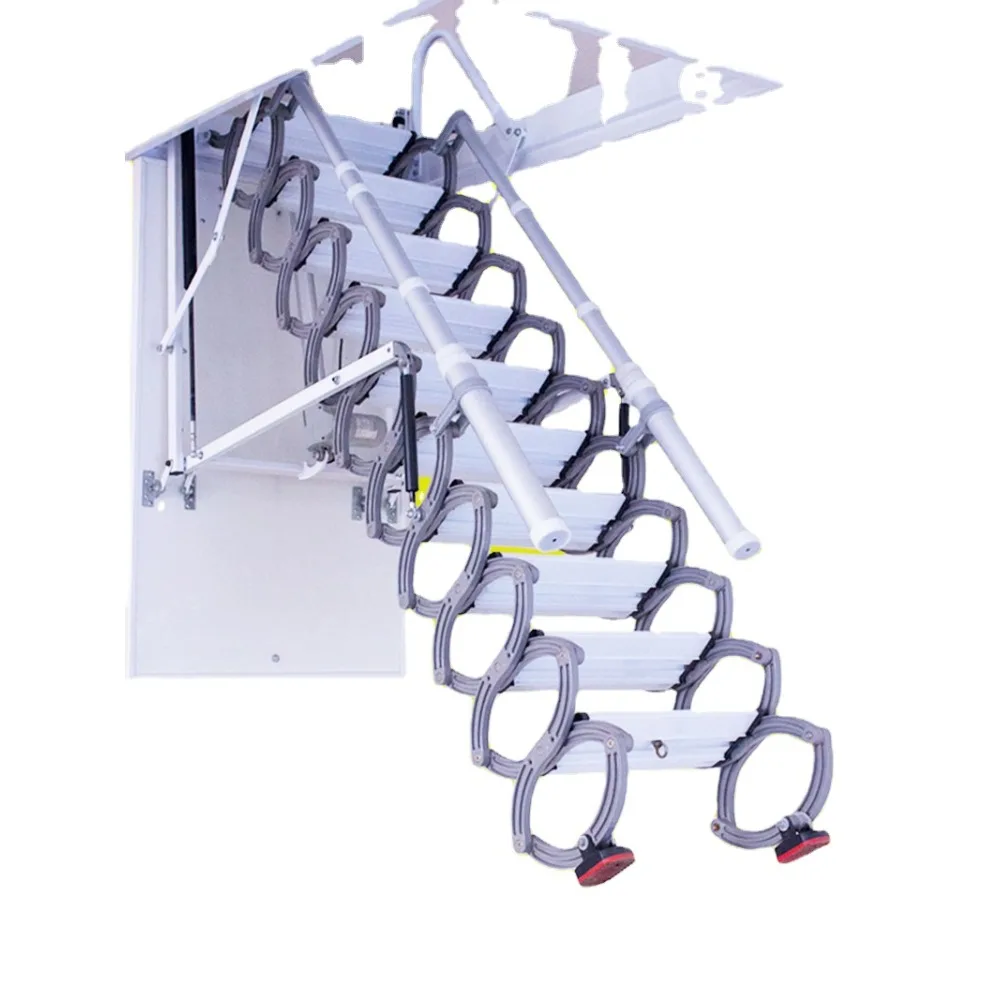 Electric-attic-telescopic-stairs-home-invisible-indoor-duplex-hidden ...