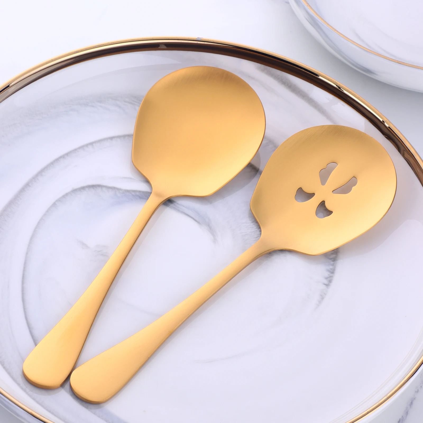 1PC-Household-Public-Buffet-Serving-Spoon-Stainless-Steel-Soup-Colander ...