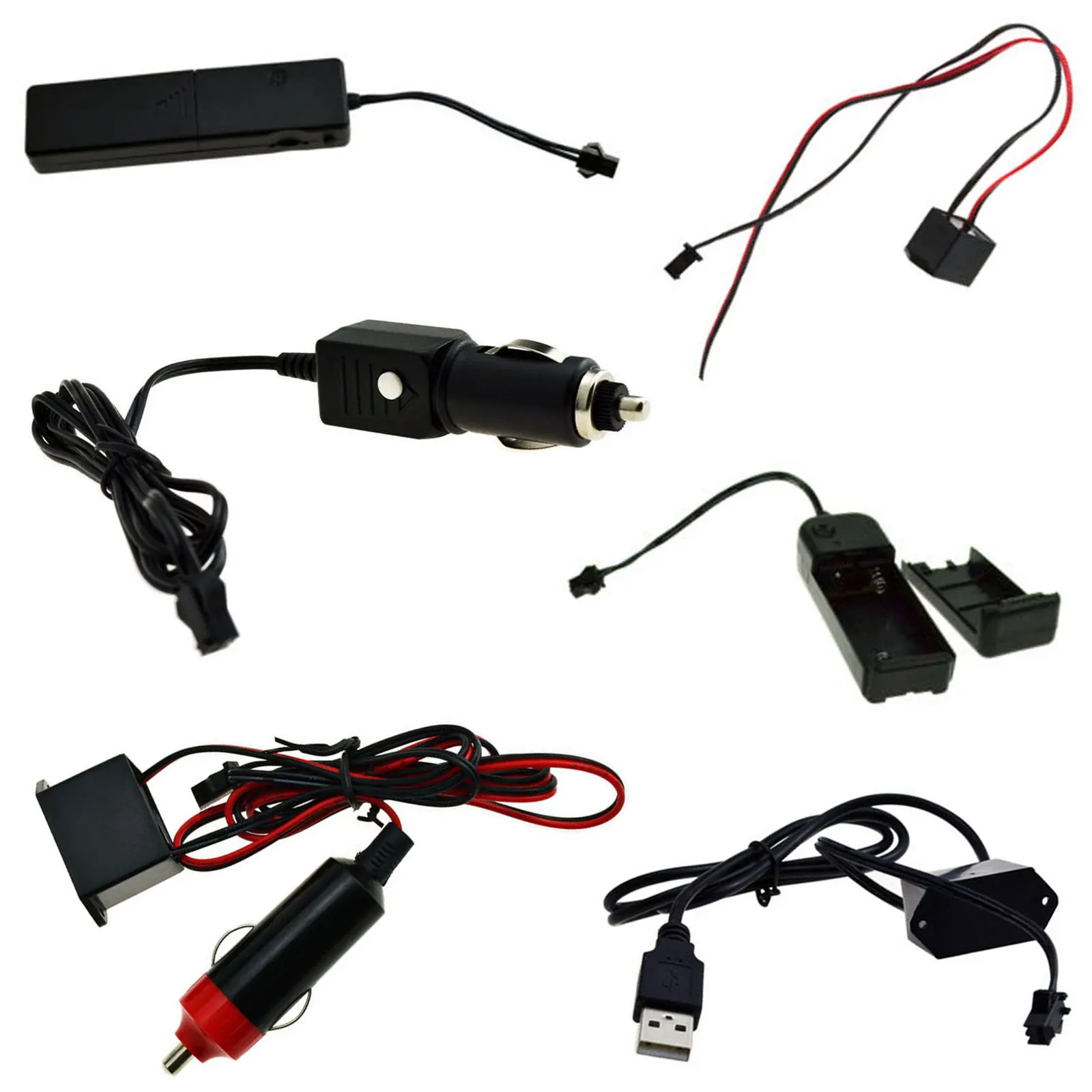 DC-12V-5V-3V-Battery-Driver-Inverter-USB-Car-Ciggrette-Controller-EL ...
