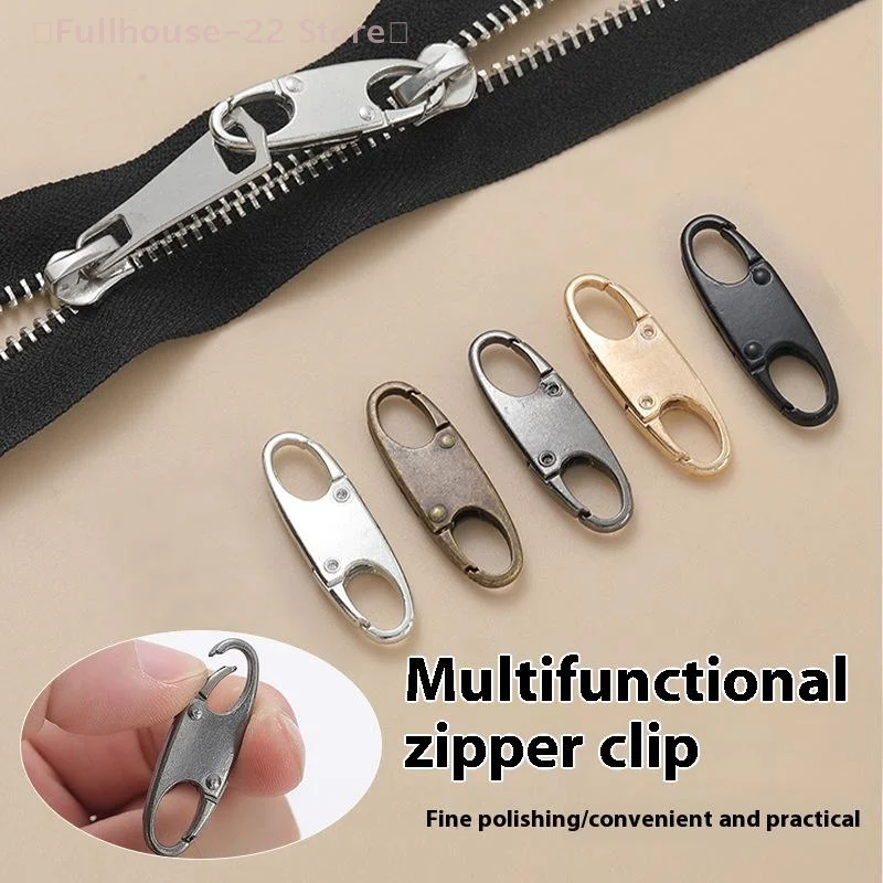 【MAX-22】2Pcs Zipper Clip Theft Deterrent Double Opening Zippers Pull ...