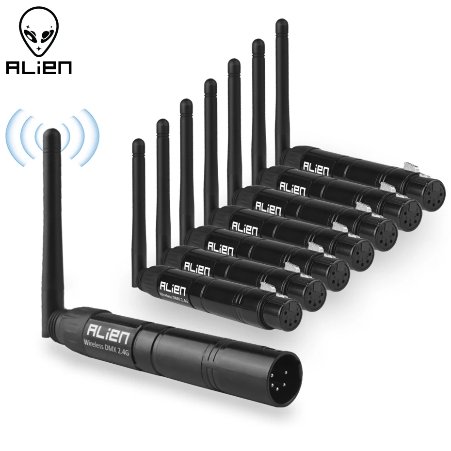 Alien Wireless Dmx Receiver Transmitter | 5 Pin Dmx Transmitter ...