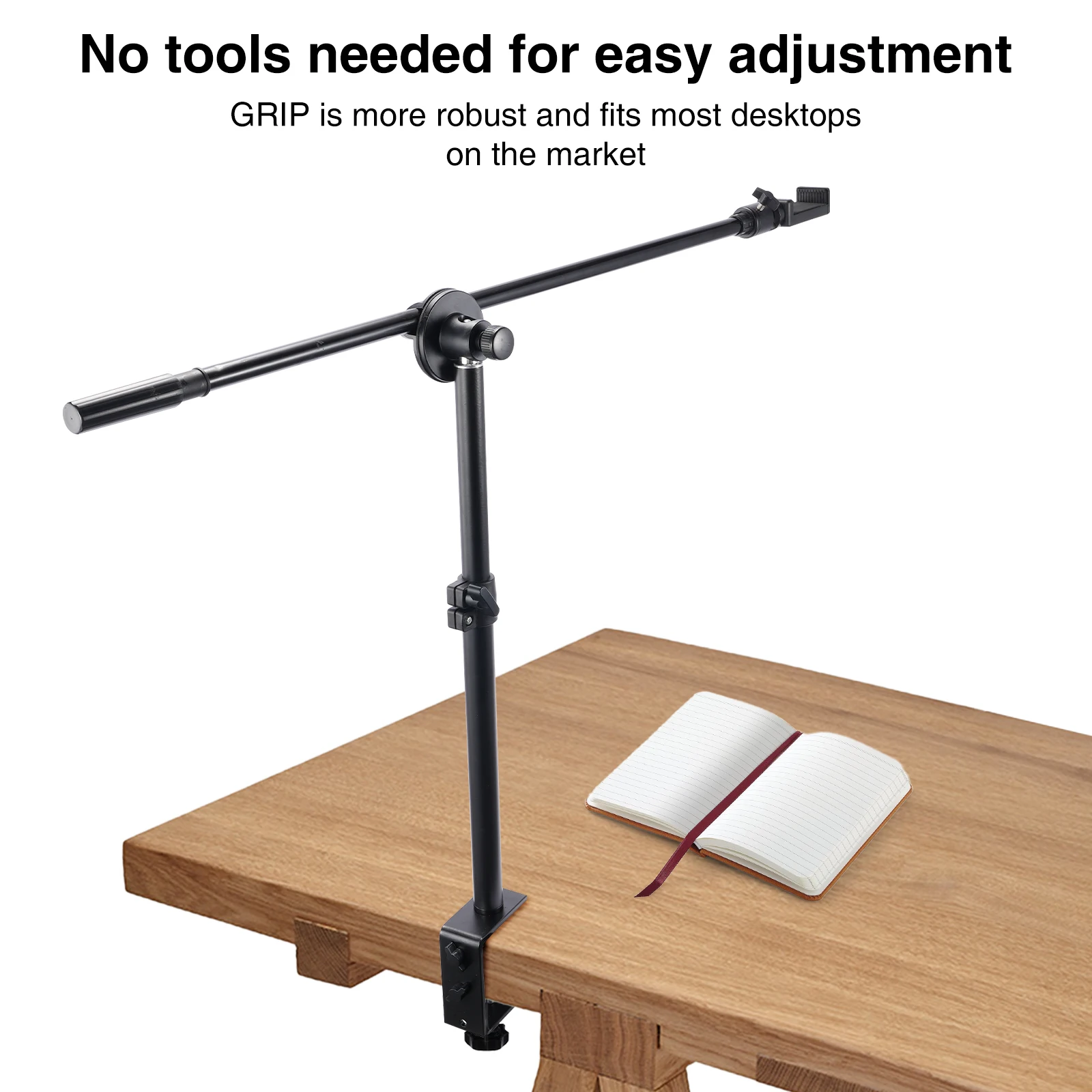 Overhead-Desk-Mount-with-Phone-Holder-Adjusted-Table-C-Clamp-Bracket ...