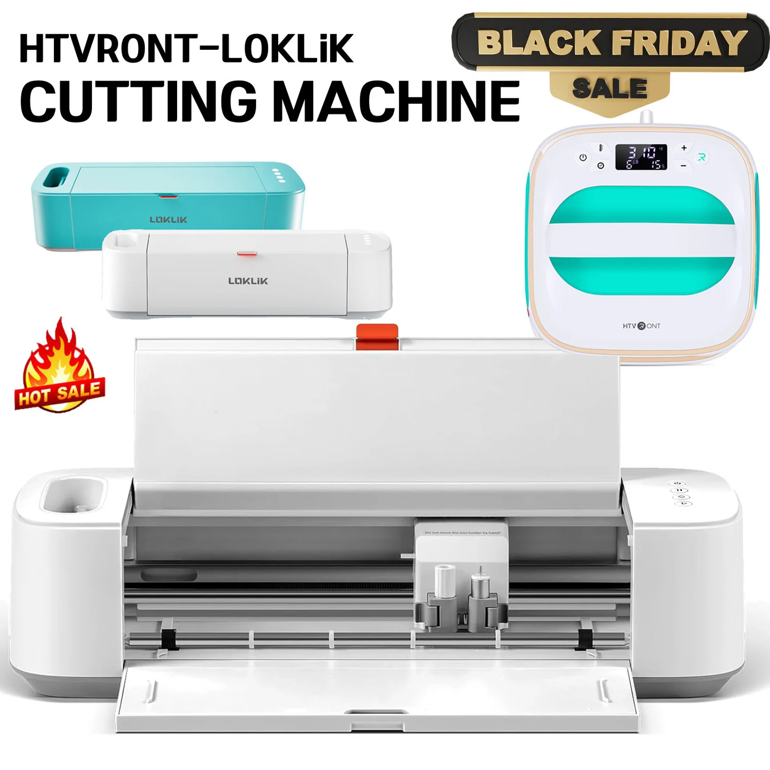 LOKLiK-Vinyl-Cutter-Machine-Dual-Cut-Draw-HTV-Vinyl-HTVRONT-Square-Heat ...