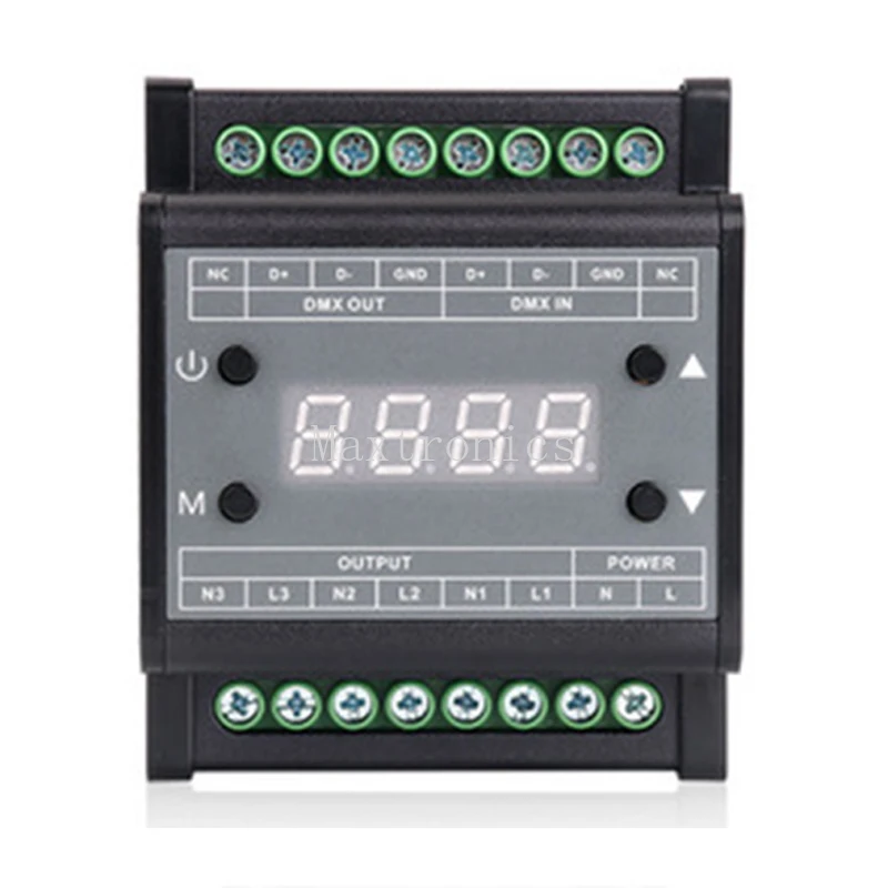DMX302-High-Voltage-DMX-Triac-Led-Dimmer-3channels-1A-CH-Brightness ...