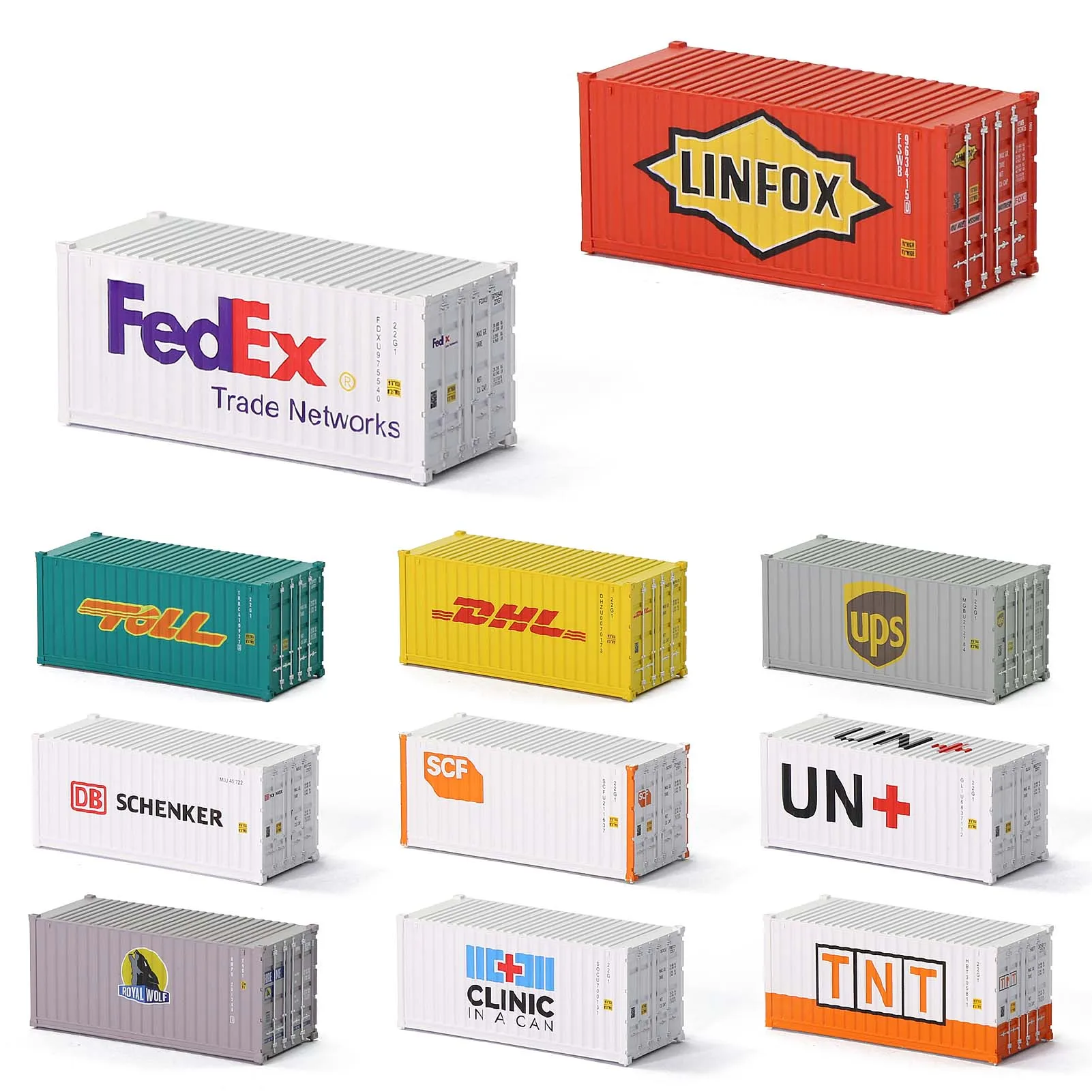 Evemodel-N-Scale-1-160-20ft-Shipping-Container-20-Cargo-Box-with ...