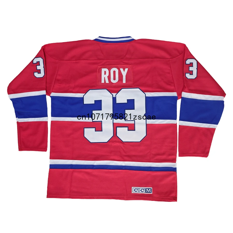 Patrick Roy Jersey Canada Montreal Retro Ice Hockey Jerseys 29 Ken ...