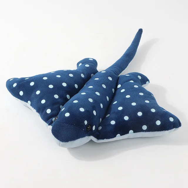 70/90cm Cartoon Fish Manta Ray Stuffed Plush Toy Stingray Rajiformes ...