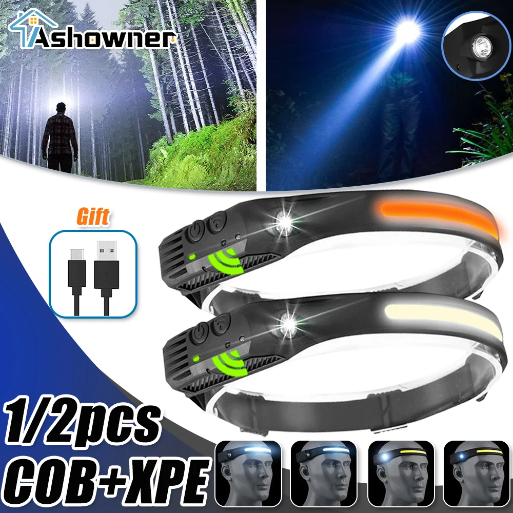 Portable Waterproof Portable Cob Led Lighting | Rechargeable Running ...