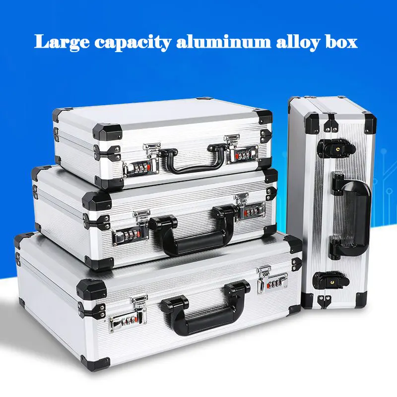 Portable Aluminum Alloy Safe Tool Boxes Equipment Box Suitcases ...