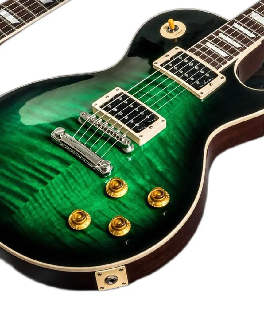 1959-Slash-Anaconda-Burst-Flame-Maple-Top-Guitarra-el-ctrica-verde ...