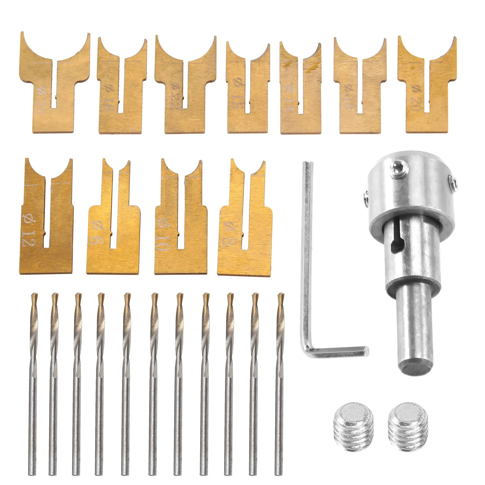 Wooden-Beads-Drill-Bit-Ball-Blade-Milling-Cutter-Set-24Pcs-Cemented ...