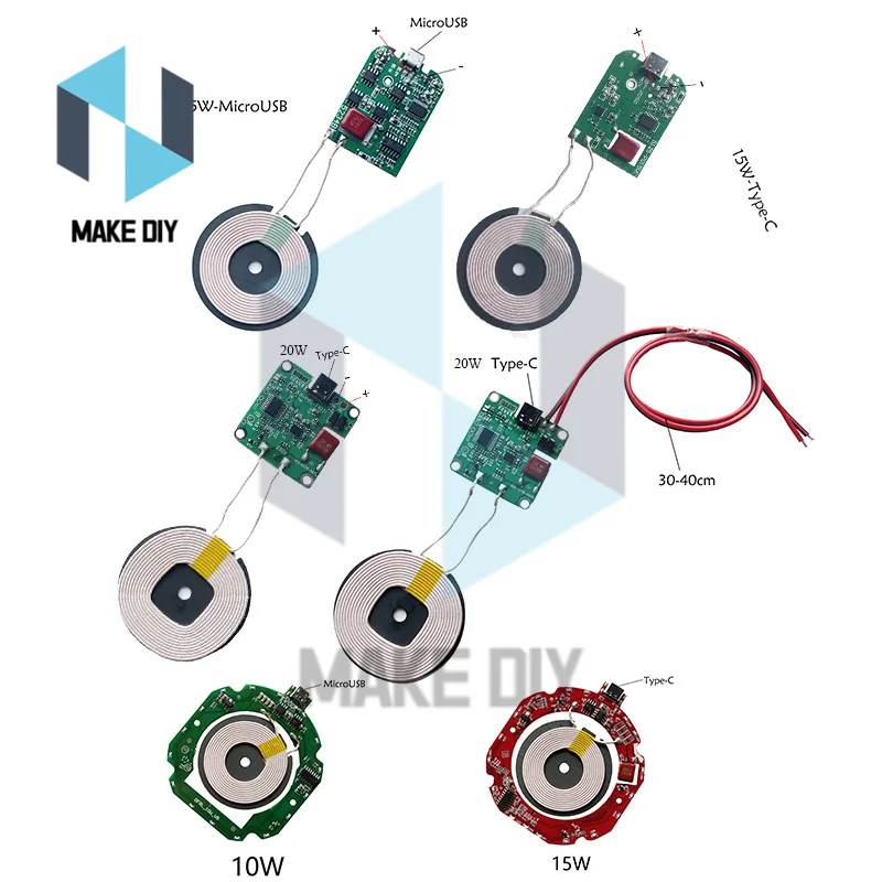 10W-15W-20W-5V-9V-Fast-Charging-Wireless-Charger-Transmitter-Module ...