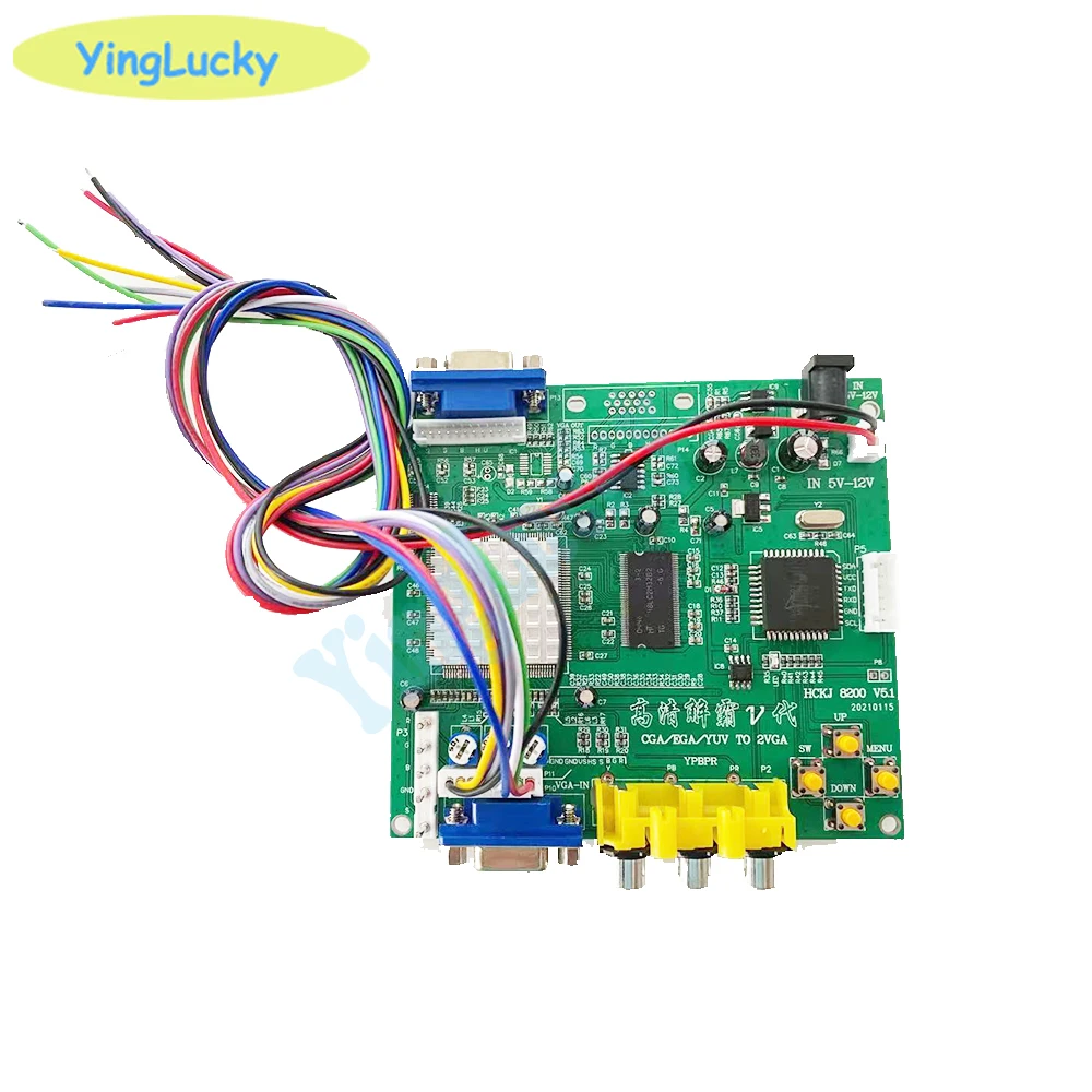Jogo-de-arcada-rgb-cga-ega-yuv-para-placa-dupla-adaptador-conversor-v ...
