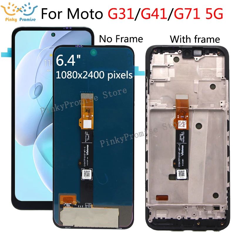 Original For Motorola Moto G41 Lcd Touch Screen For Moto G31 Lcd Xt2173 ...
