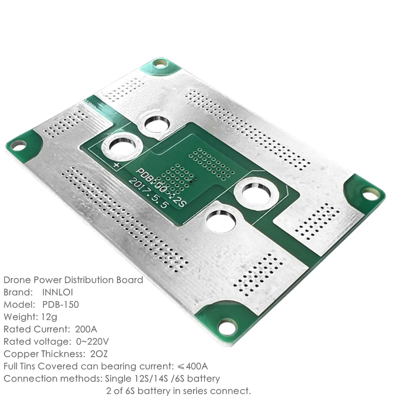 Diy Power Distribution Board 6s & 12s 200a - 400a For Large Current Pcb ...