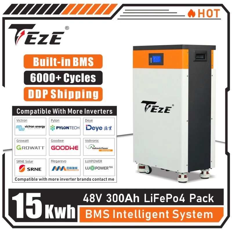 New-Upgrade-48V-15KWh-300Ah-LifePo4-Battery-51V-PowerWall-Home-Storage ...