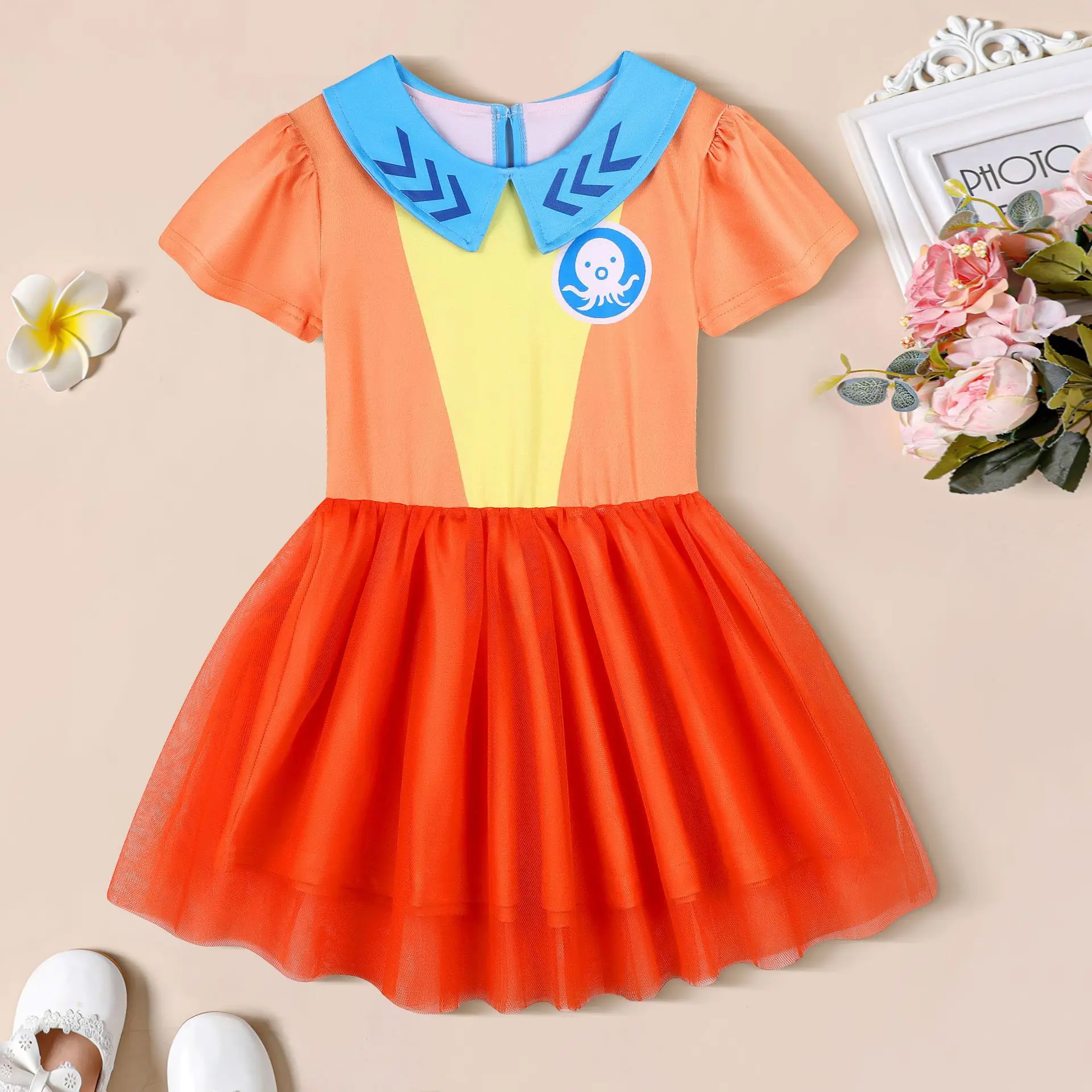 Kids-Clothes-Girls-The-Octonauts-Cosplay-Dress-Summer-Short-Sleeve ...