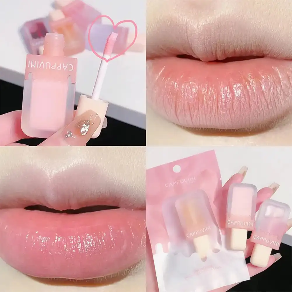 Lovely-Popsicle-Lipgloss-Colorless-Glitter-Lipgloss-Crystal-Jelly-Lip ...
