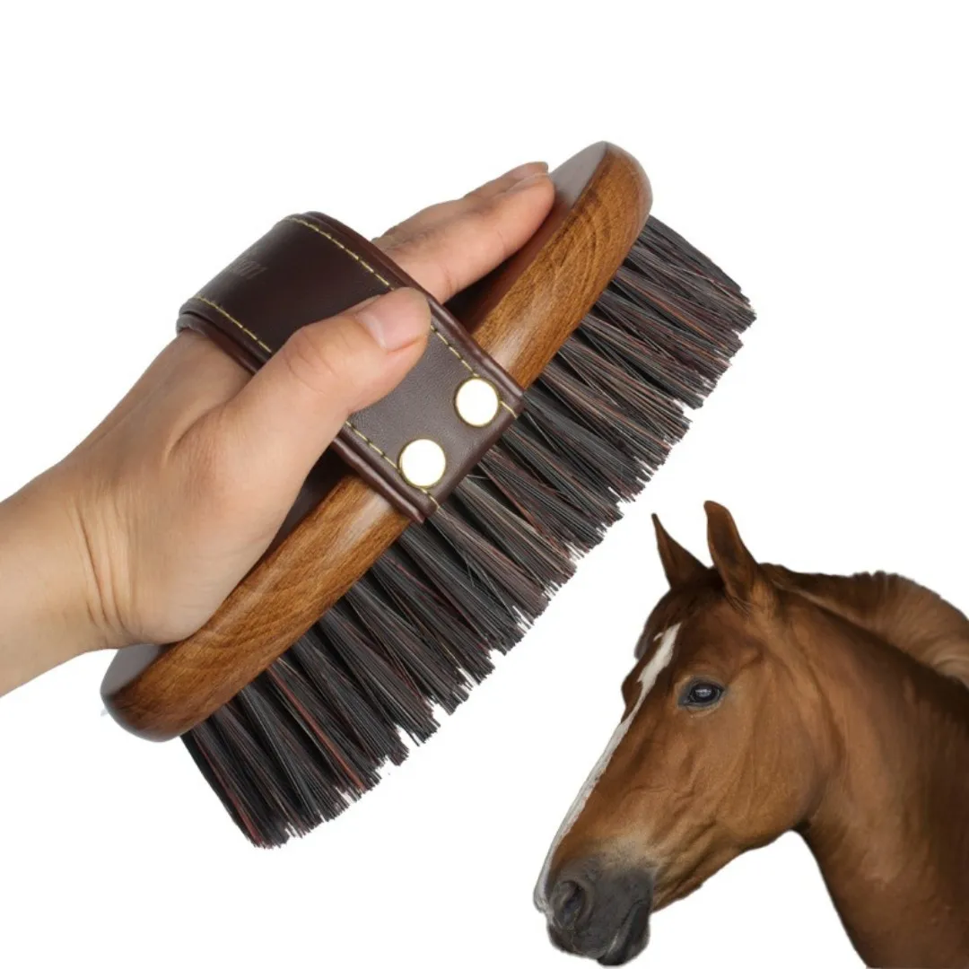World-Class-Handmade-Equine-Stiff-Body-Horse-Brush-Professional-Equine ...