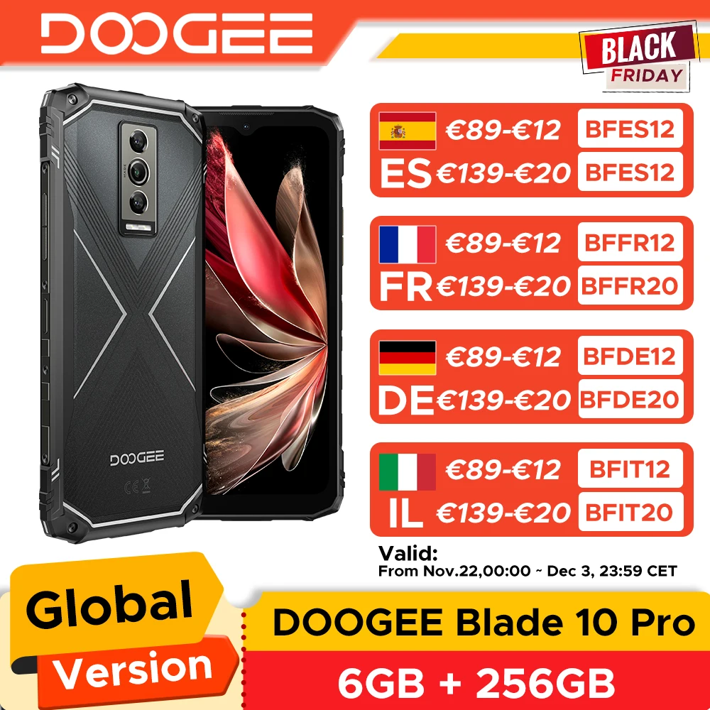 Doogee-Blade-10-Pro-2024-Mobiele-Telefoon-Robuust-Android-14-16Gb-256Gb ...